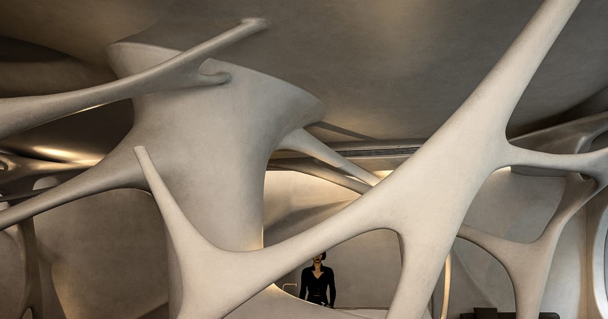 Contemporary Art Installation with Concrete Sculpture | Feel Design