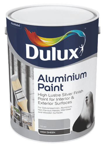 Dulux Aluminium Paint | High Gloss Finish for Metal & Wood