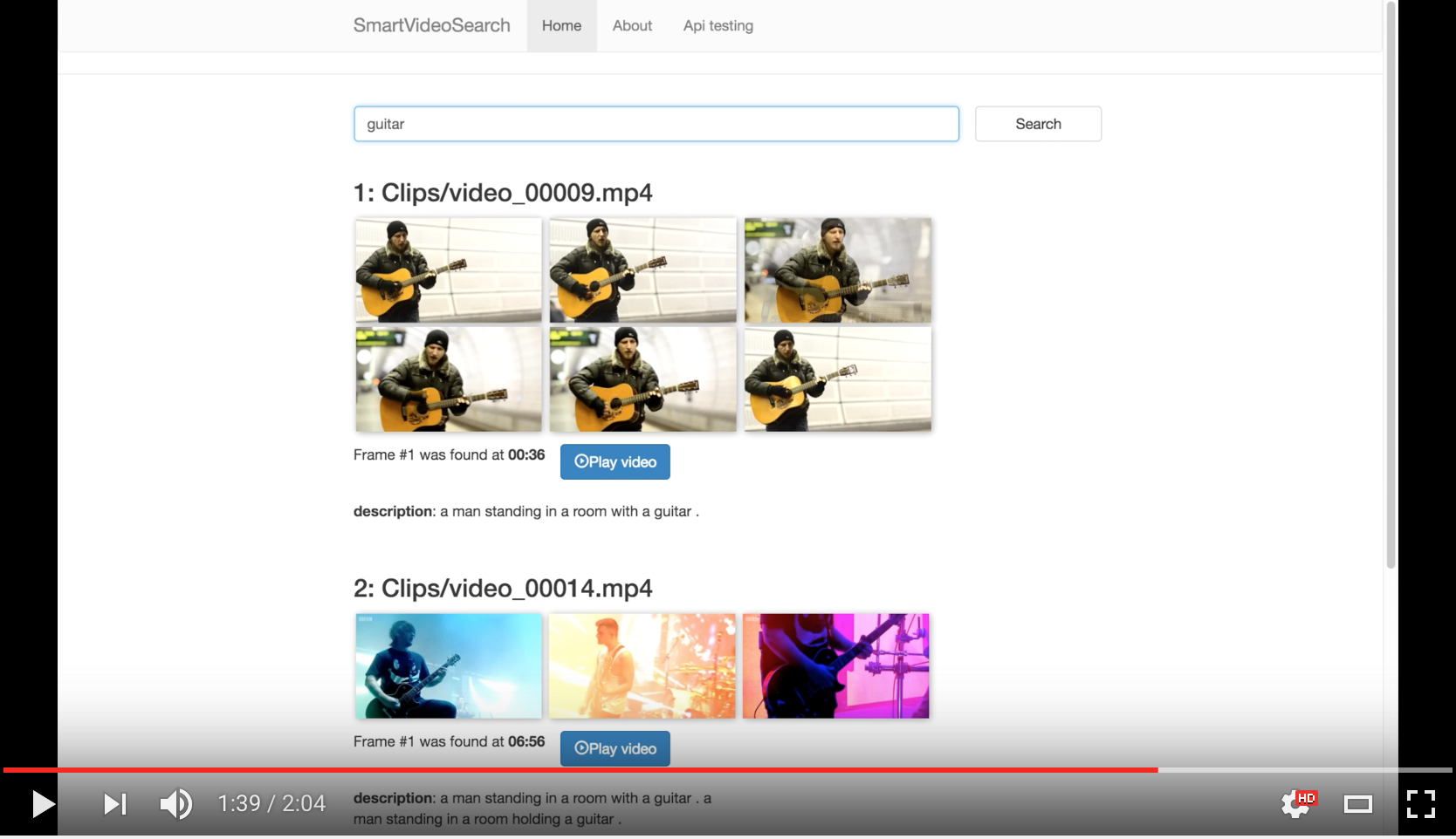 GitHub - lybros/SmartVideoSearch: :mag: AI Hackaton 2016 project