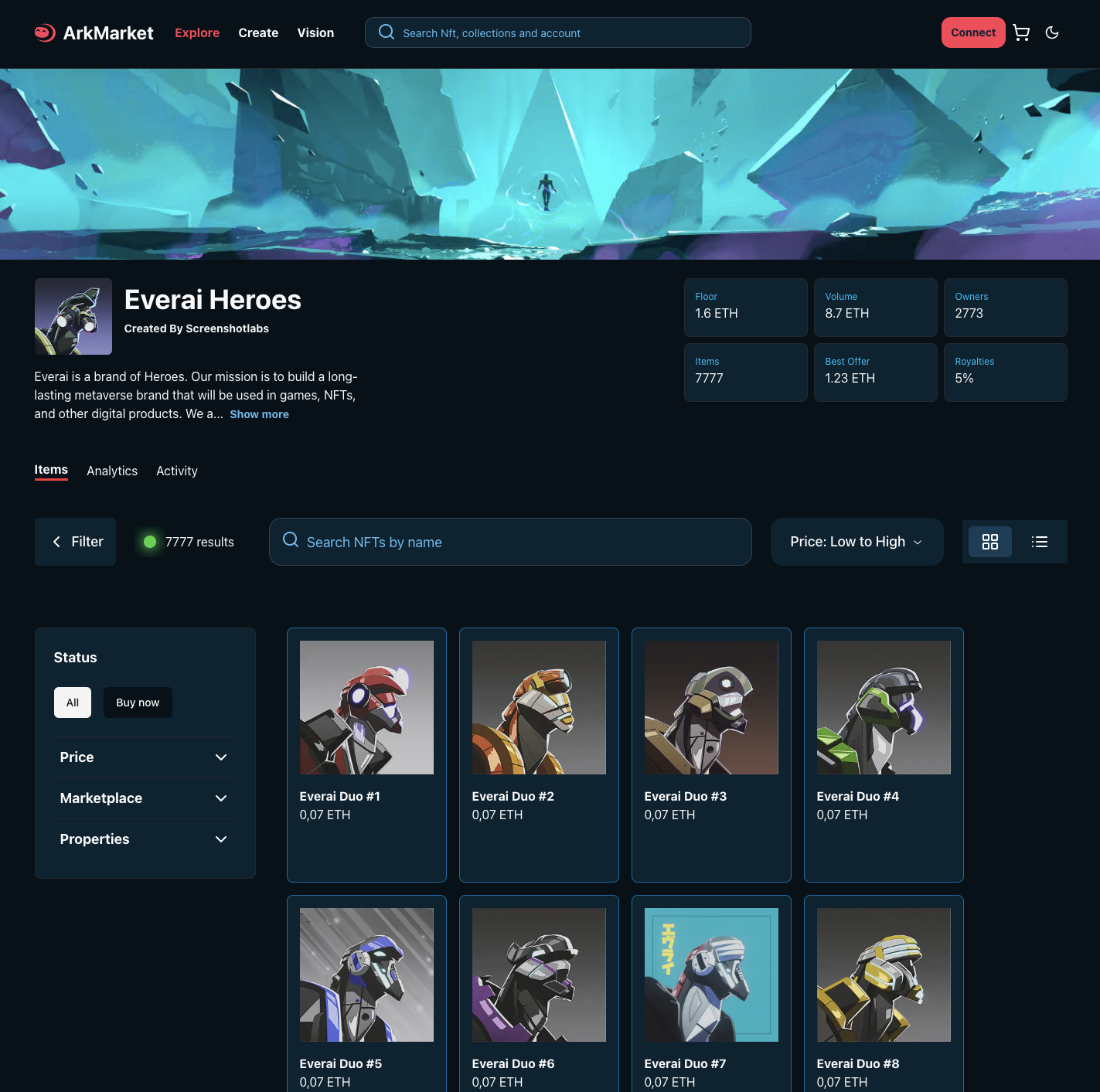 GitHub - reactinary/arkmarket