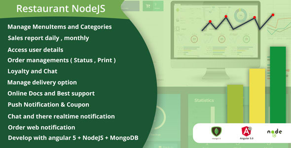 Node JS Restaurant App backend dashboard | Admin Dashboard