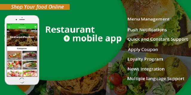 Free Ionic Restaurant Mobile App Theme and Template Download