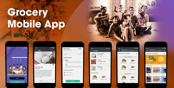 Flutter Grocery Shopping App | Flutter Shopping App UI