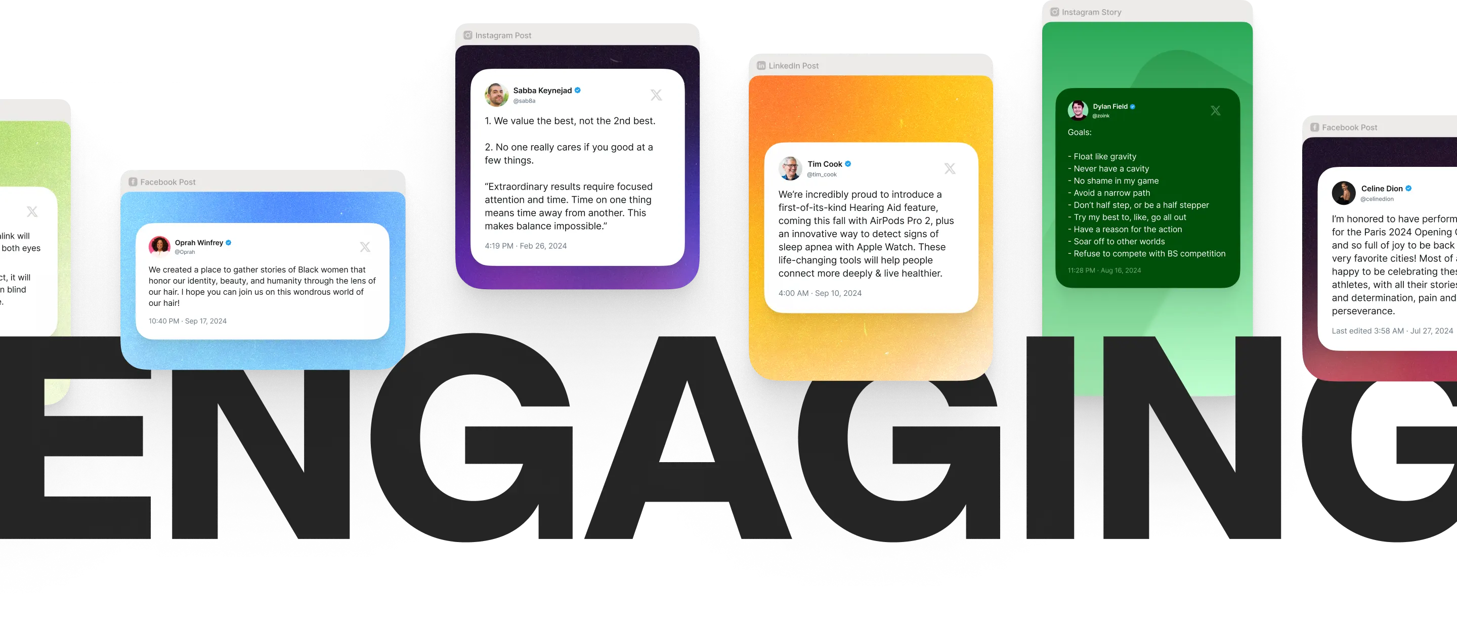 Turn your tweets into engaging post less than 30 seconds!