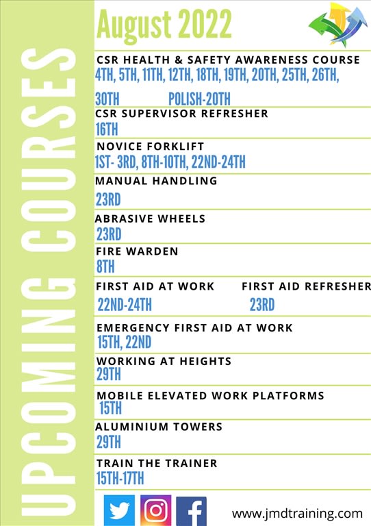 CSR Training Belfast | JMD Training