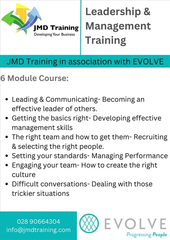 Leadership and Management Training- EVOLVE Leadership and Management Training- EVOLVE