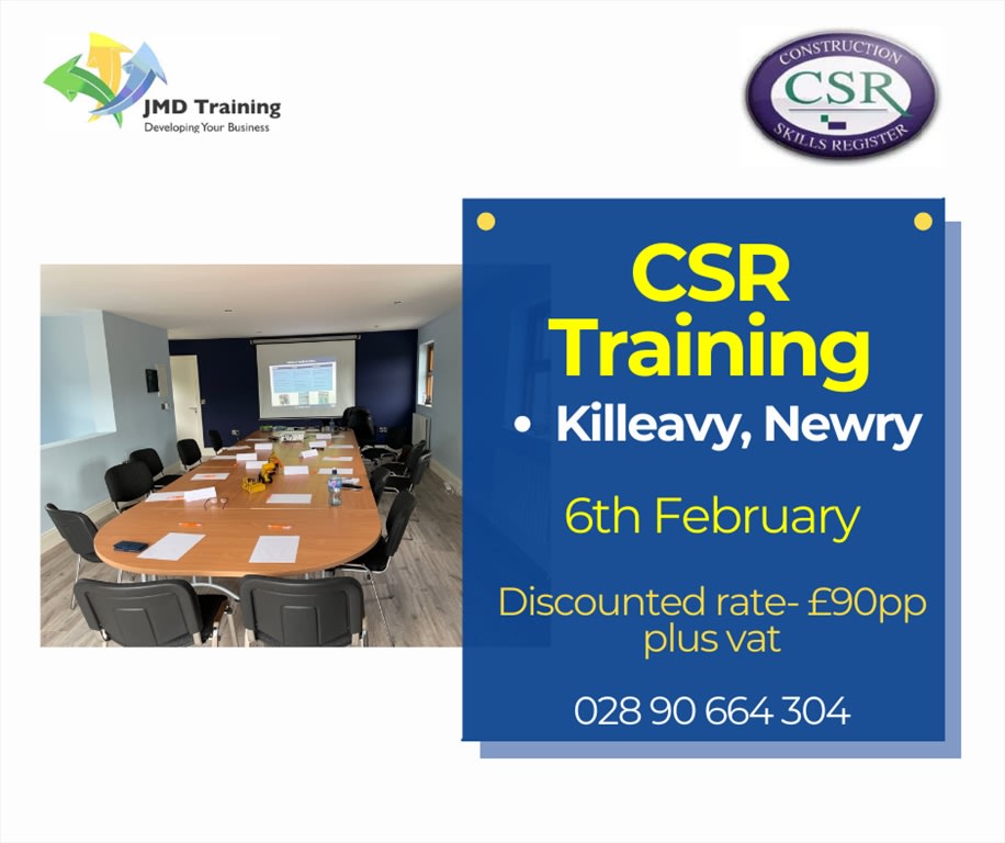 CSR Training Belfast | JMD Training