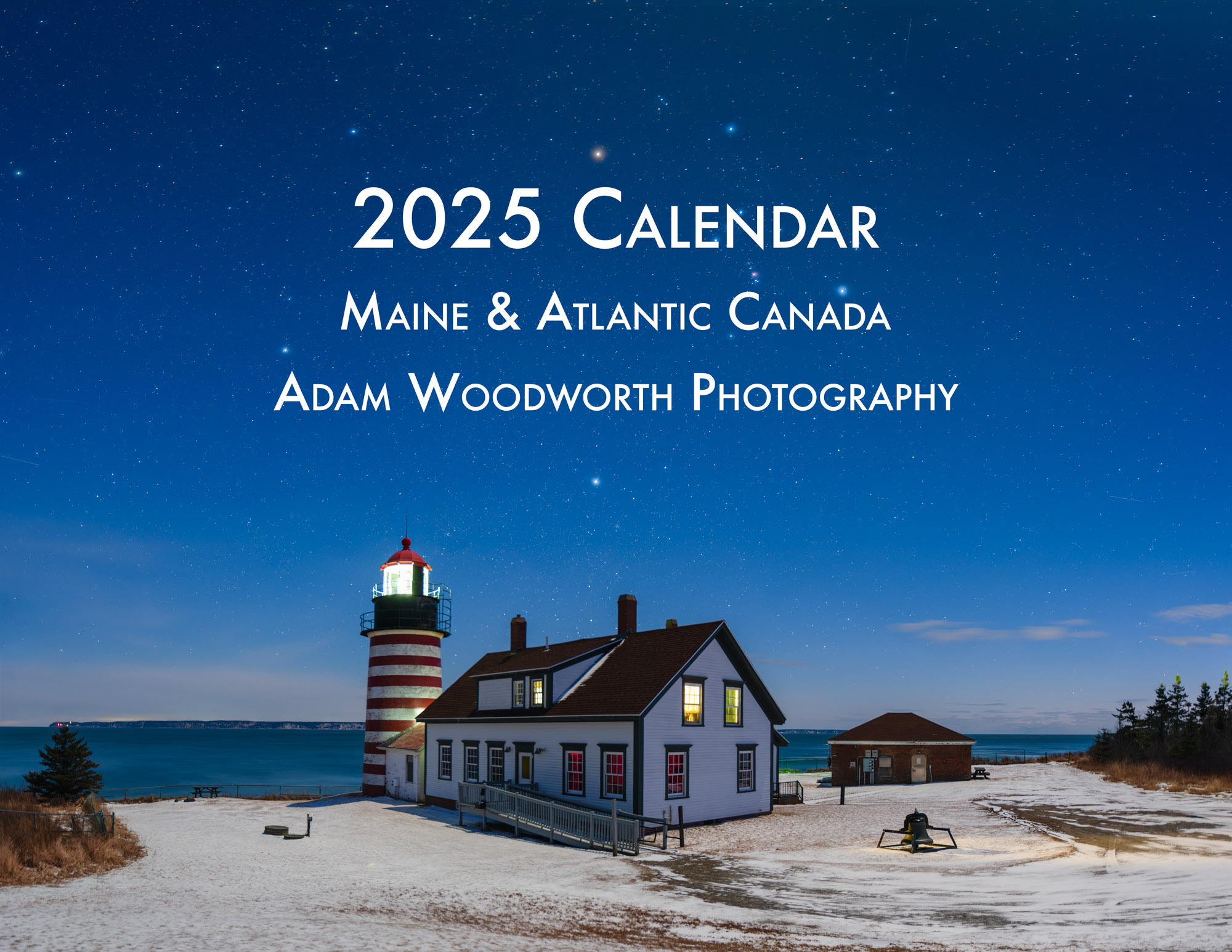 Adam Woodworth Photography 2025 Calendar
