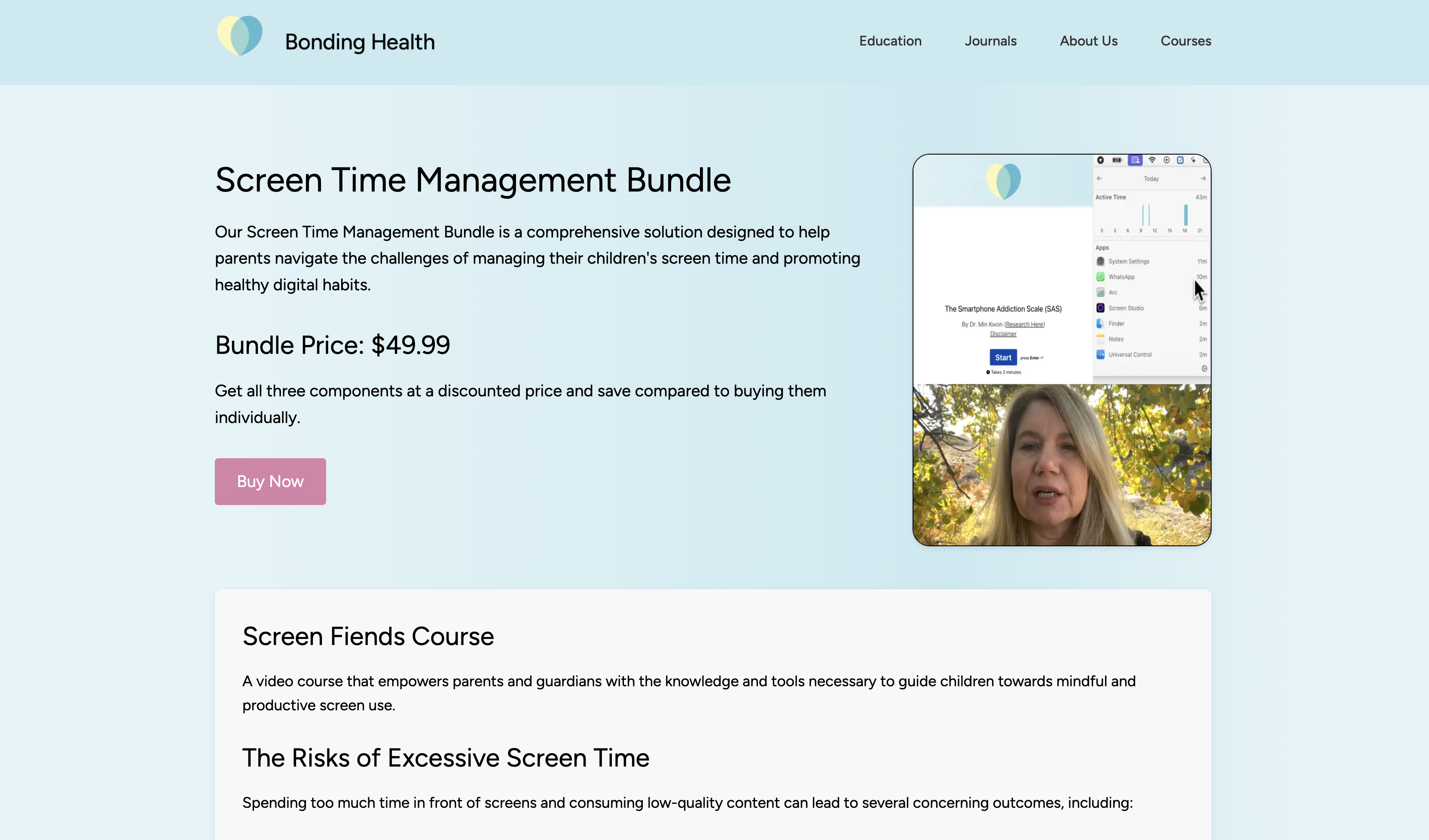 Screen Time Management Bundle - Bonding Health
