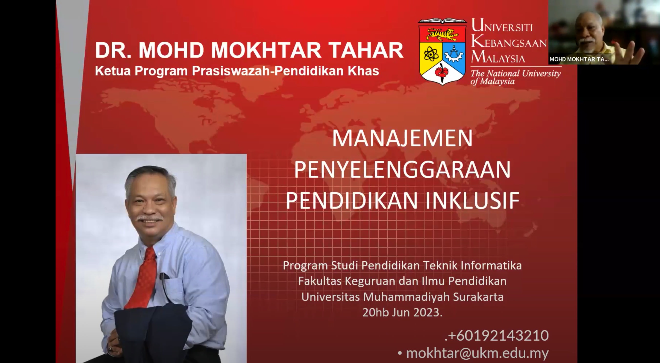 PTI UMS hadirkan 2 Ahli Global dalam kegiatan Visiting Professor Tahun ...