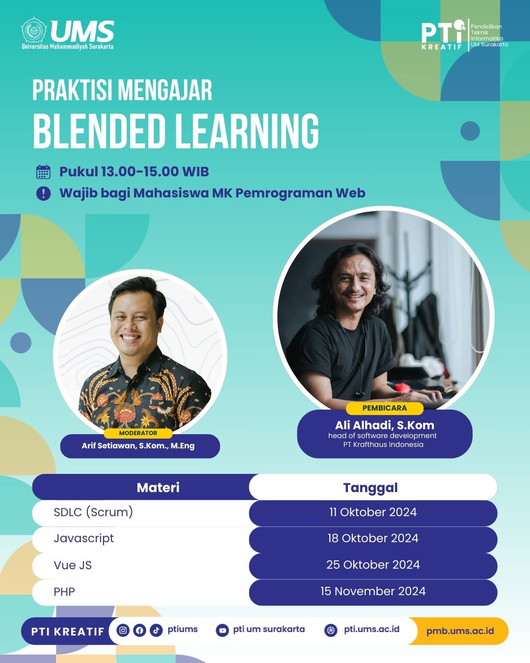 Mahasiswa PTI UMS Belajar Vue.js Langsung dari Praktisi Industri ...