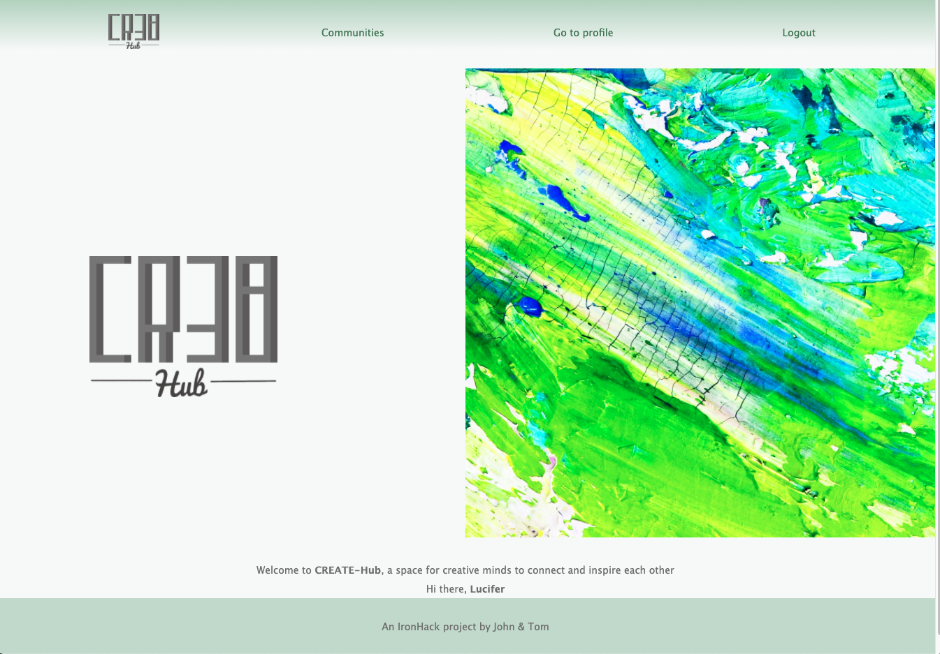 GitHub - Tomsylva/create-hub: Ironhack module 2 project