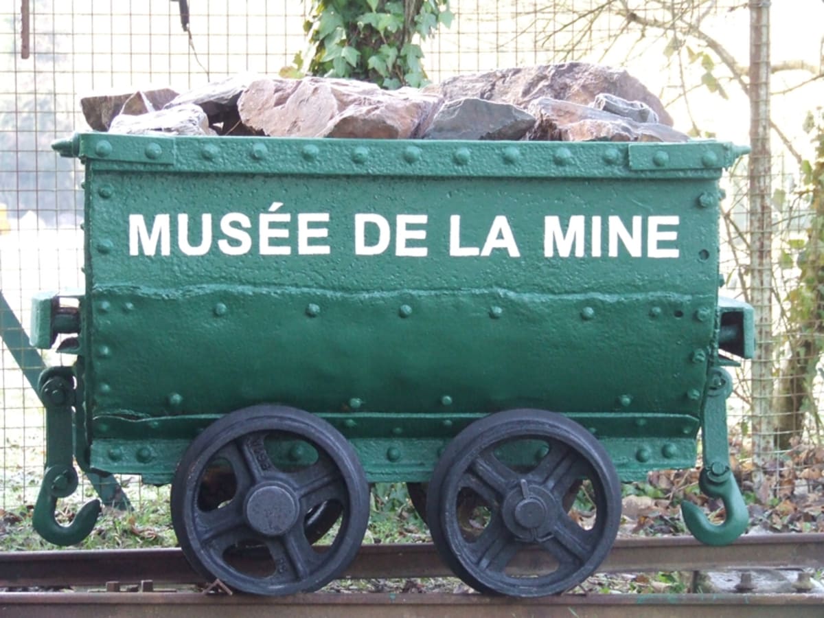 Sur le chemin de la mine à Saint-Germain-le-Vasson