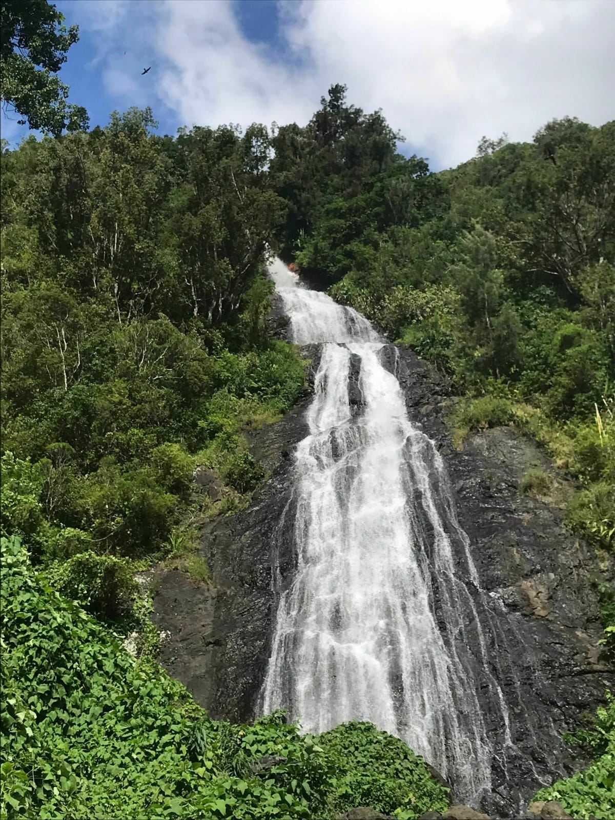 Balade à la cascade du voile de la mariée