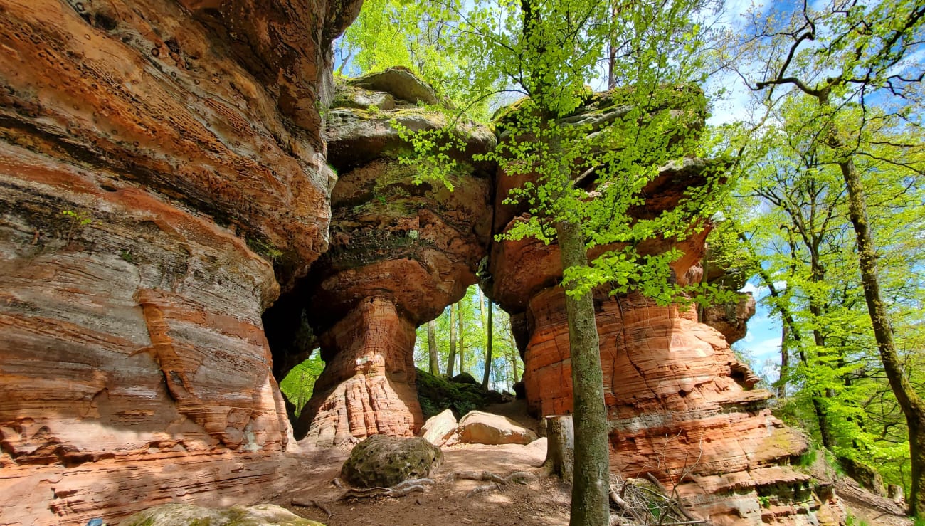 Randonnée au Colorado alsacien depuis Roppeviller