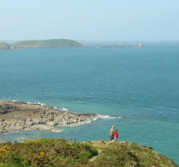 Balade sur le littoral à la Pointe de l'Arcouest