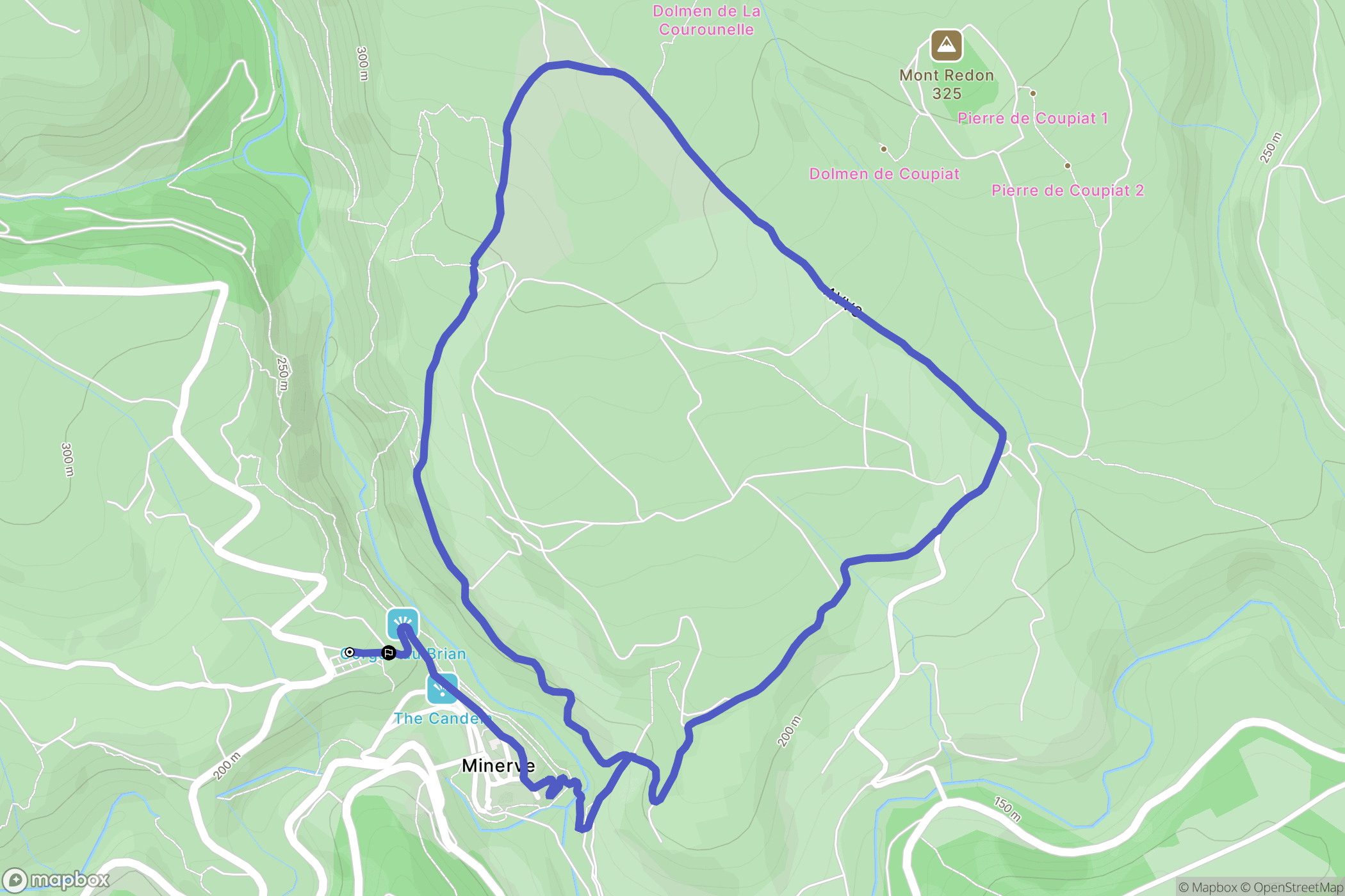 Visite de la cité de Minerve et prise de hauteur