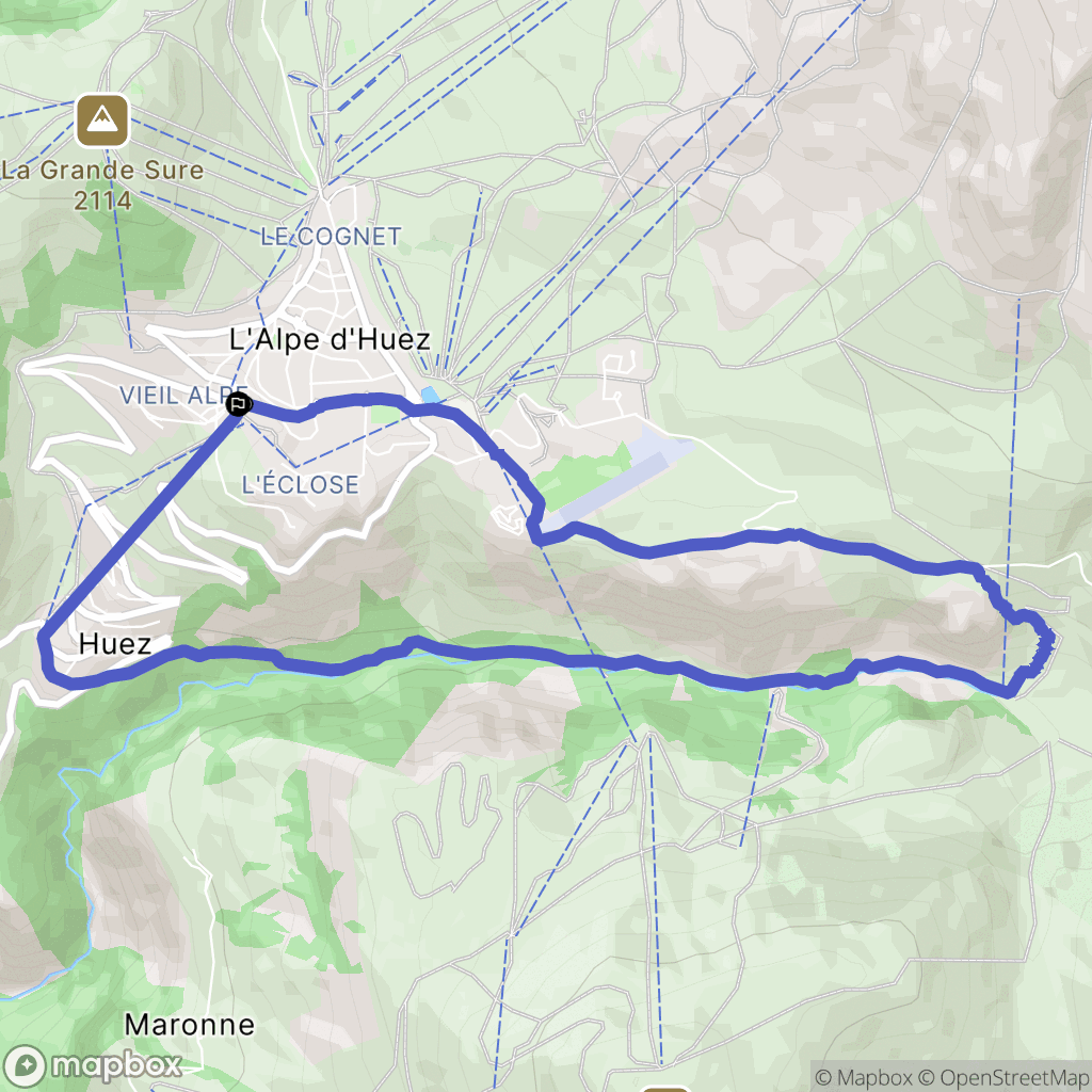 Les gorges de la Sarenne par le GR® 54 à l'Alpe-d'Huez