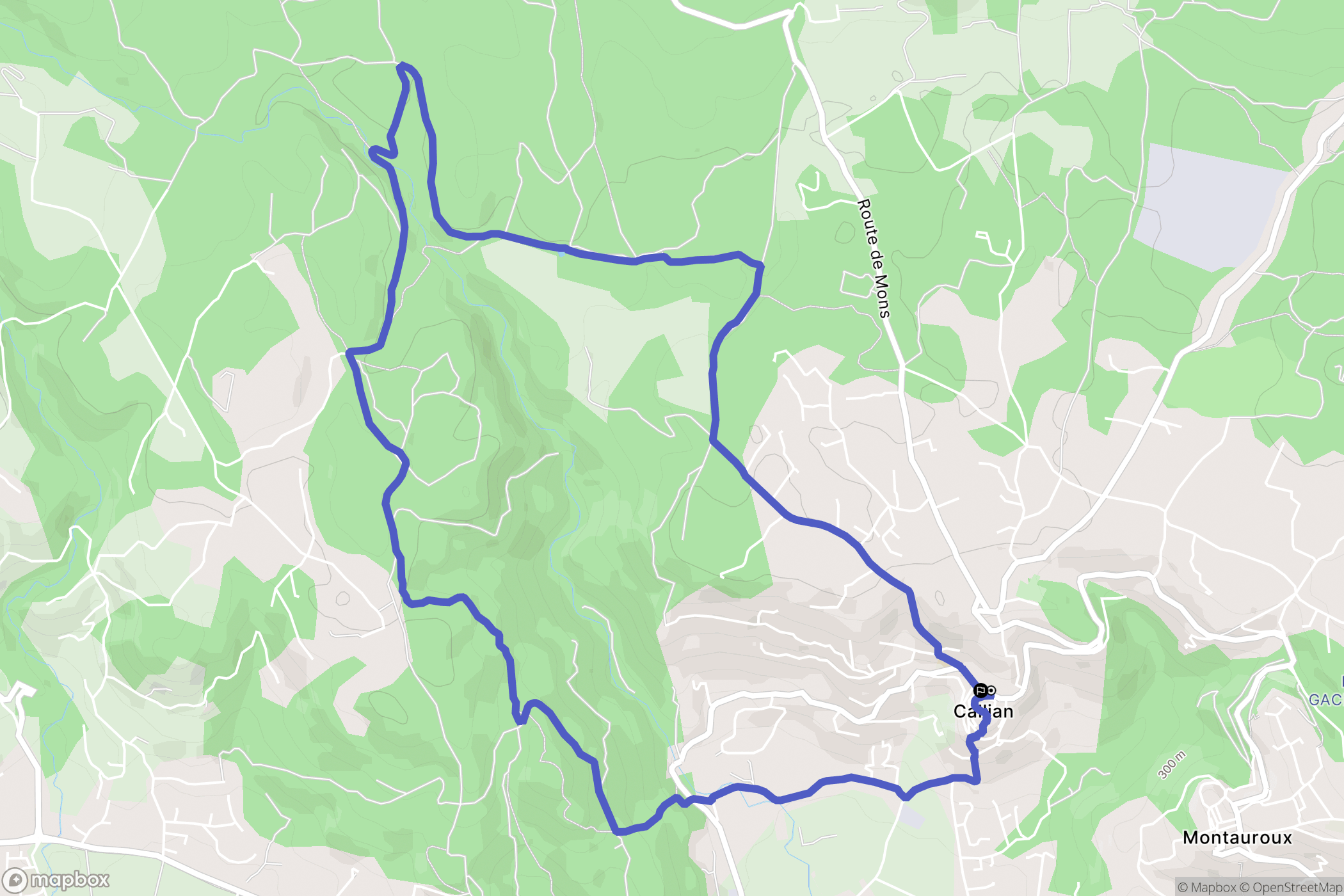 Du château de Callian aux sources de la Camiole