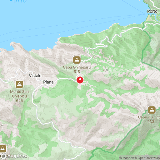 Randonnée Capo Rosso : vue panoramique en Corse du sud