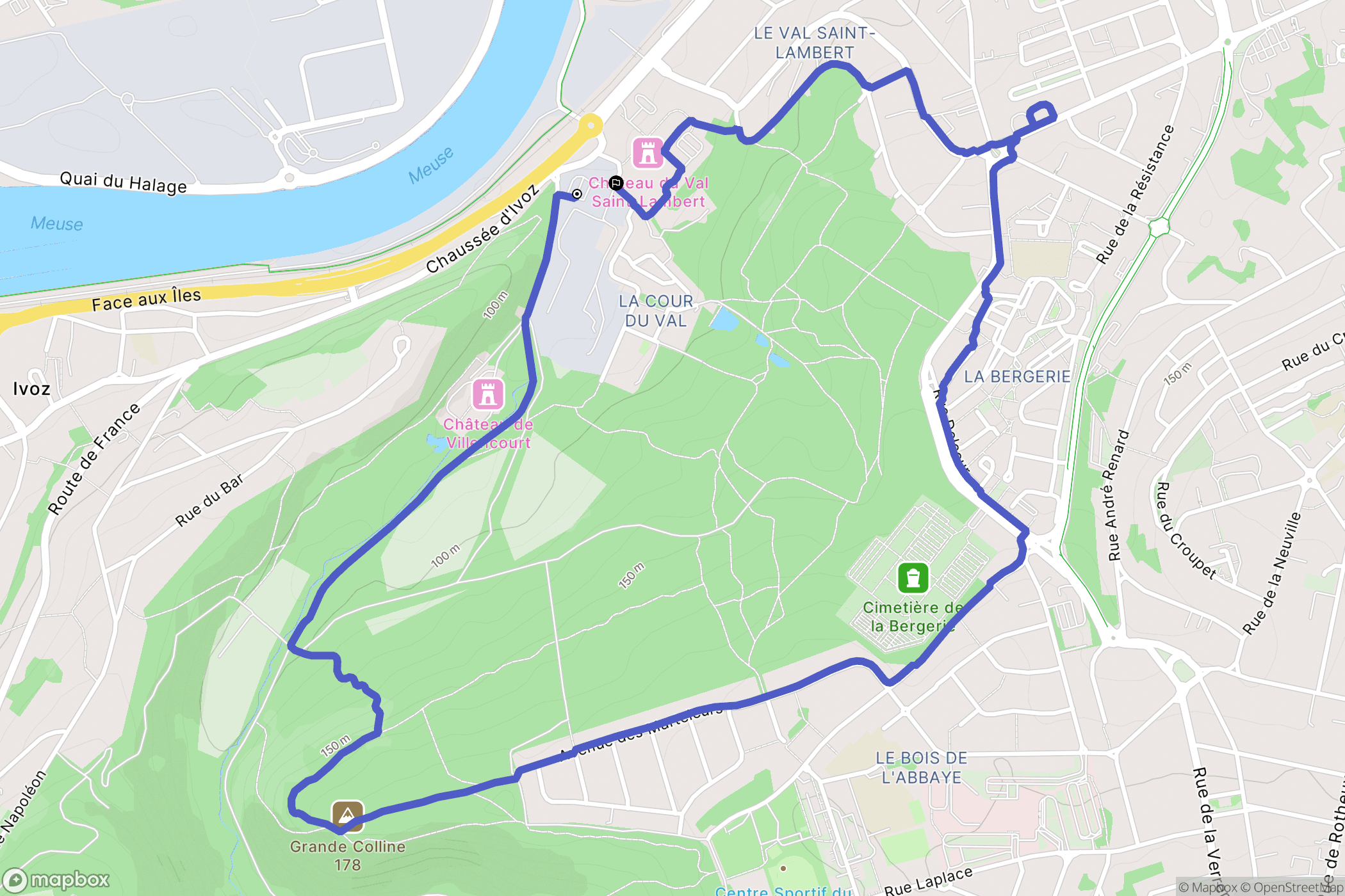 Randonnée pédestre Flémalle, Liège