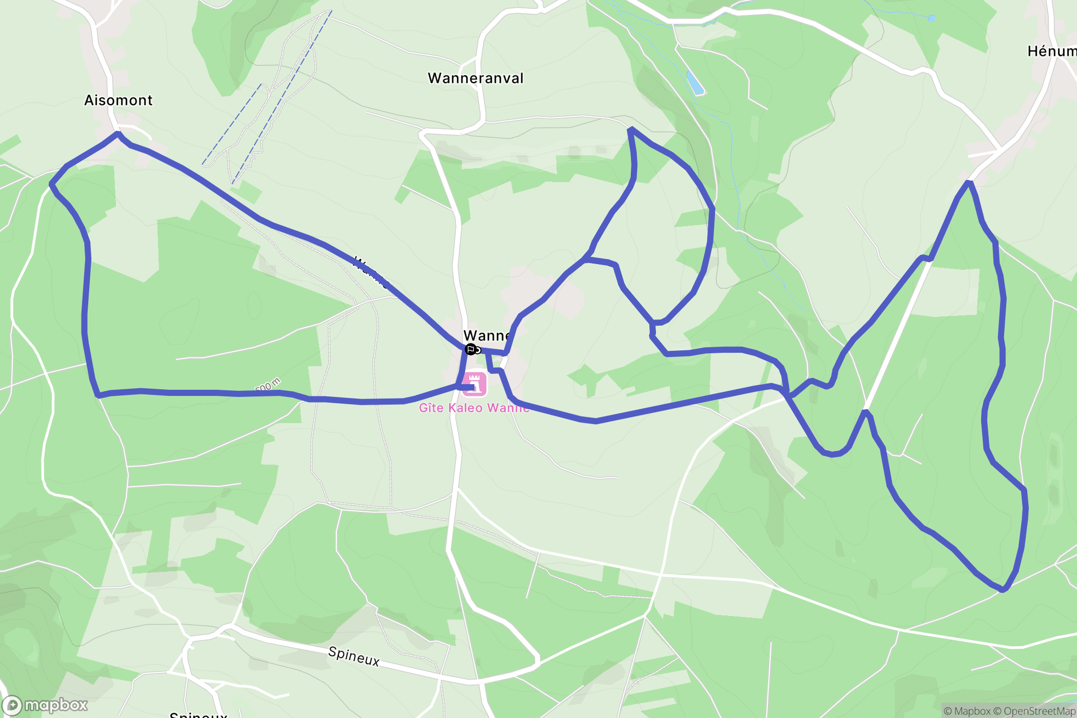 Randonnée pédestre Wanne, Trois-Ponts