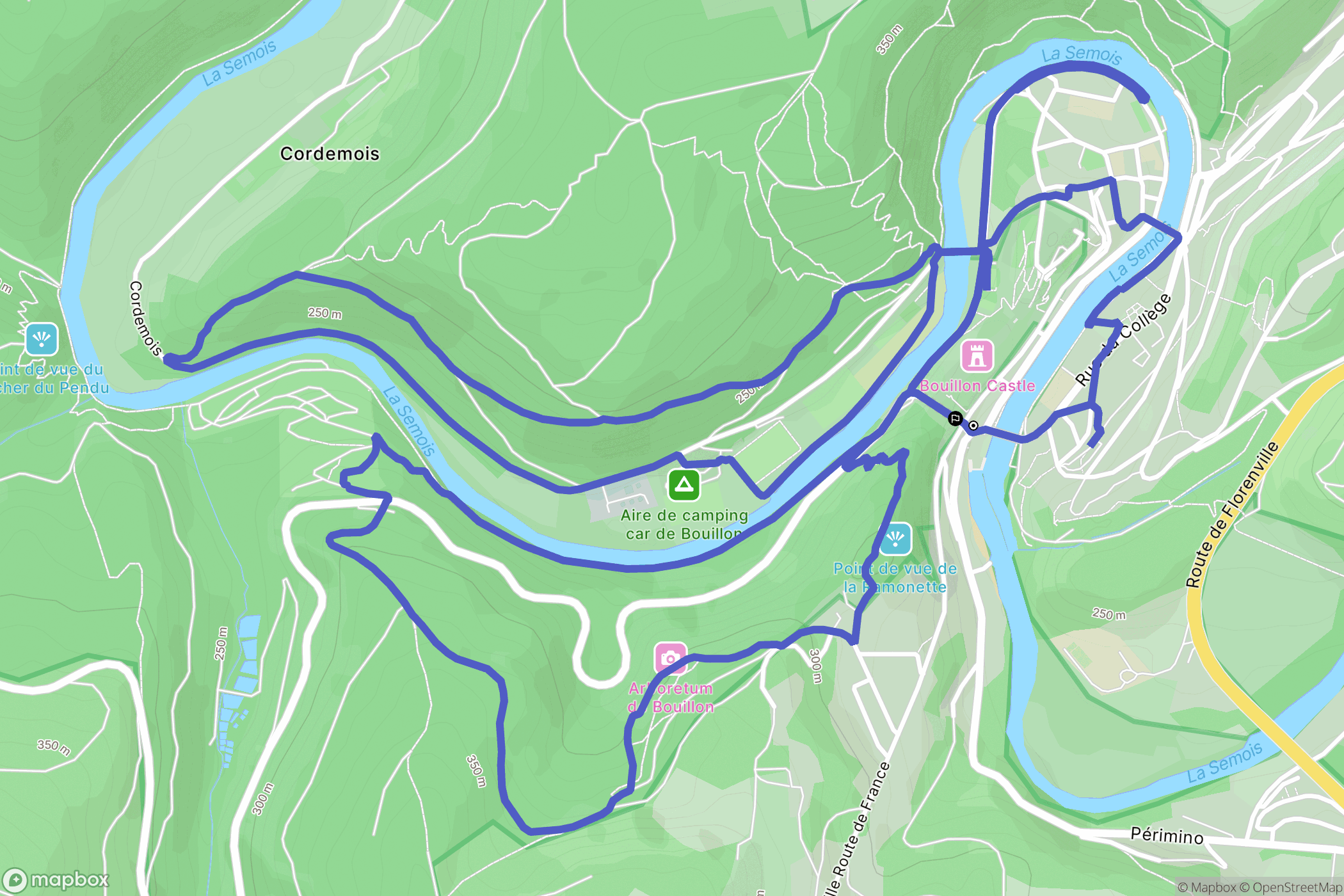 Randonnée Bouillon: Château, histoire et nature