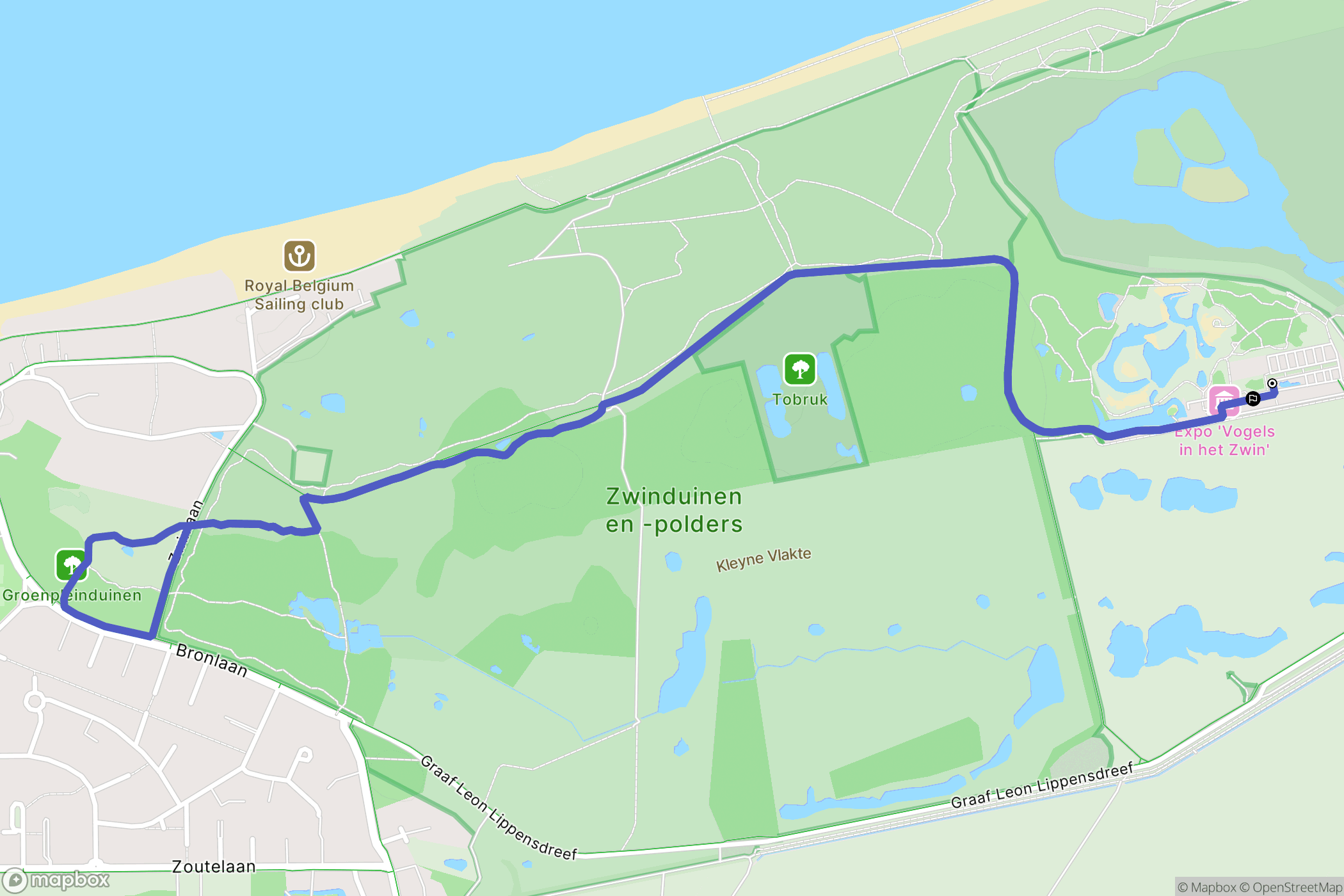 Randonnée pédestre Knokke-Heist