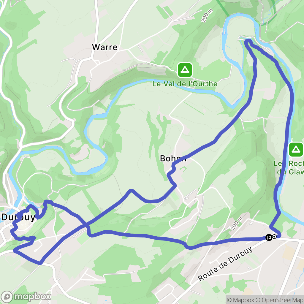 Randonnée pédestre à Durbuy, Luxembourg