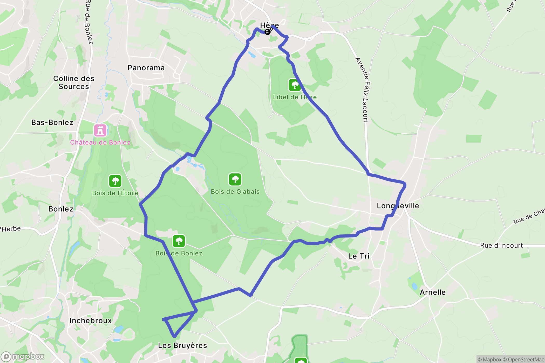 Wandeling Grez-Doiceau: Kasteel, Geschiedenis en Natuur