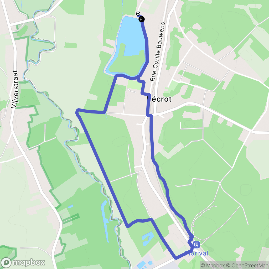 Wandeling Grez-Doiceau: Kasteel Florival