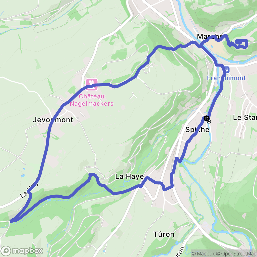 Wandelen in Theux, Luik