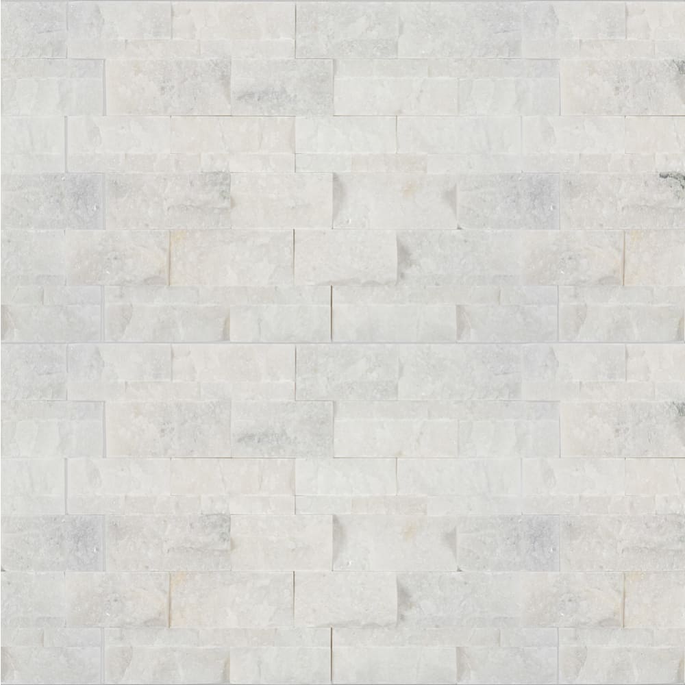 LEDGER 6x12 STONE FACING 0304 NORTHERN ARCTIC MARBLE | Home Outlet