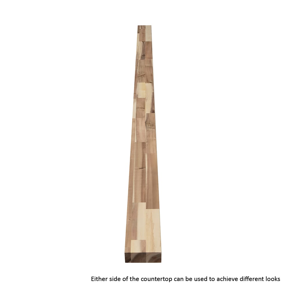 Acacia Butcher Block Back Splash 4" x 98" - VTI | Home Outlet