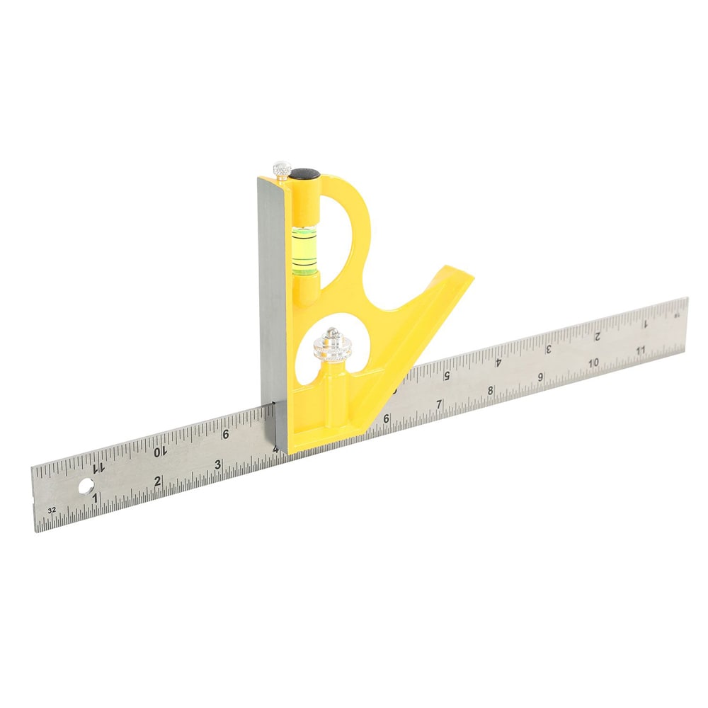 12" Combination Square with Level | Home Outlet