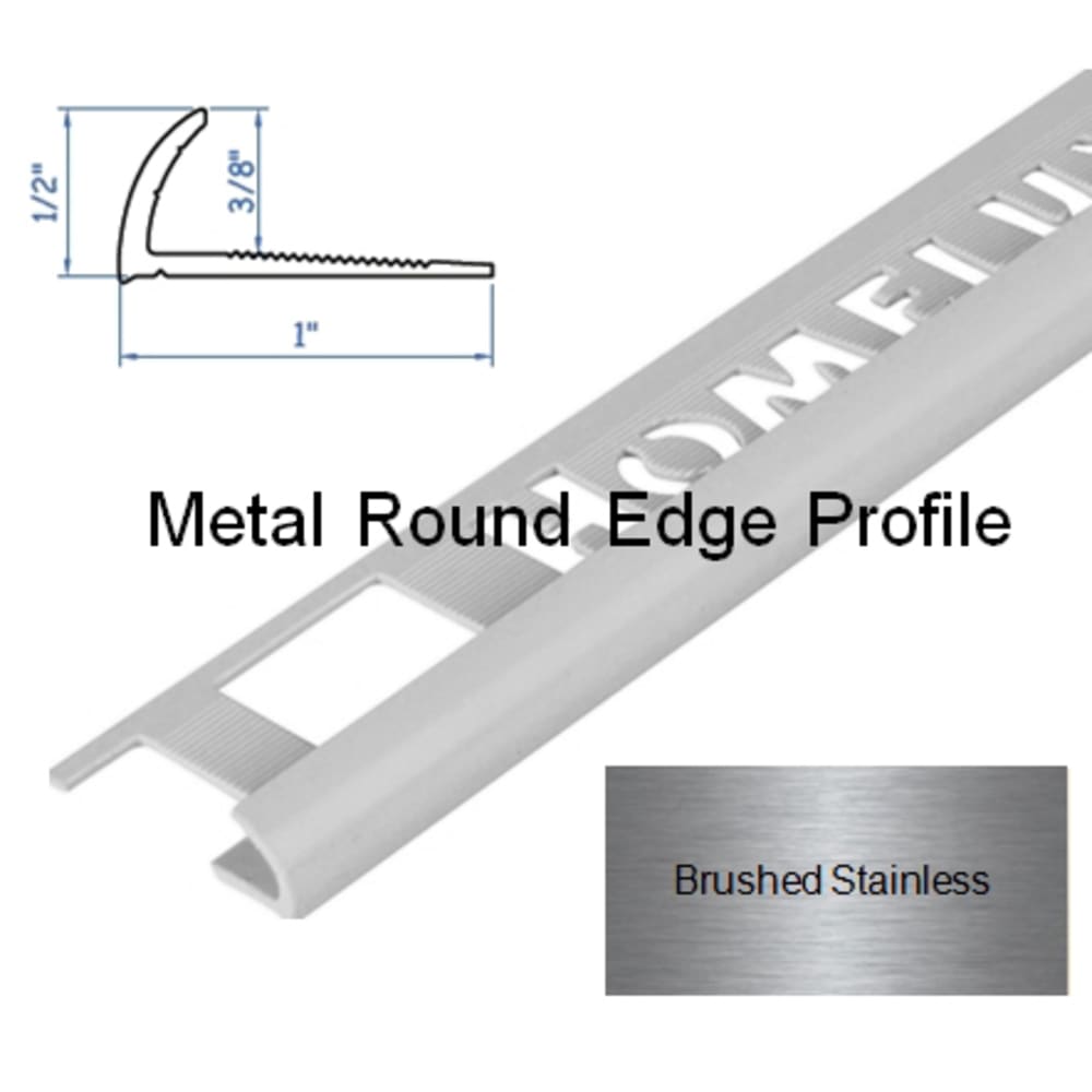 Metal Round Stainless Floor Trim | Home Outlet