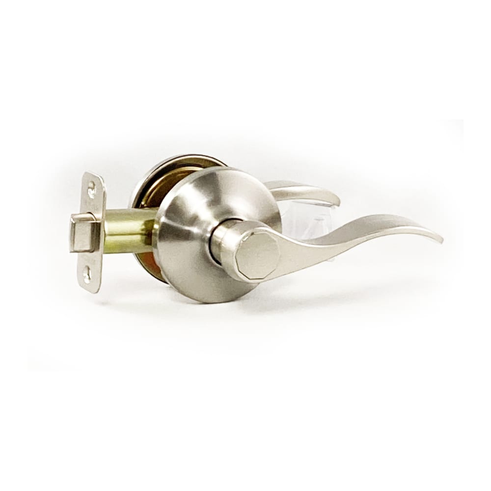 Passage Paddle Reversible Lever Satin Nickel Finish | Home Outlet