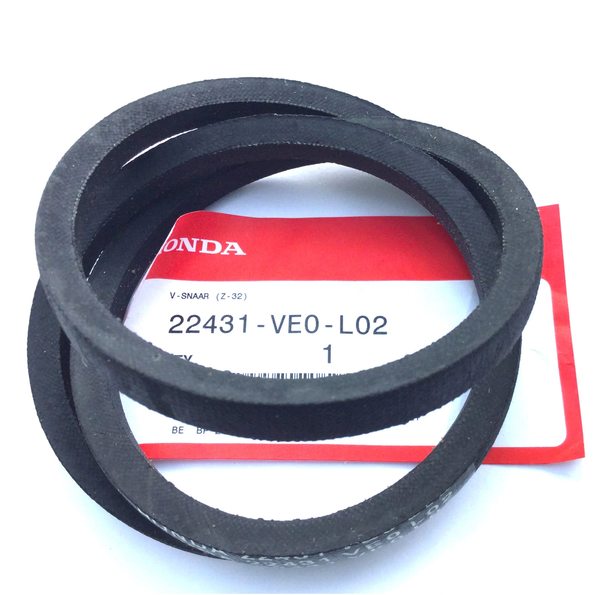 Genuine Honda OEM Drive V Belt, Part Number: 22431-VE0-L02