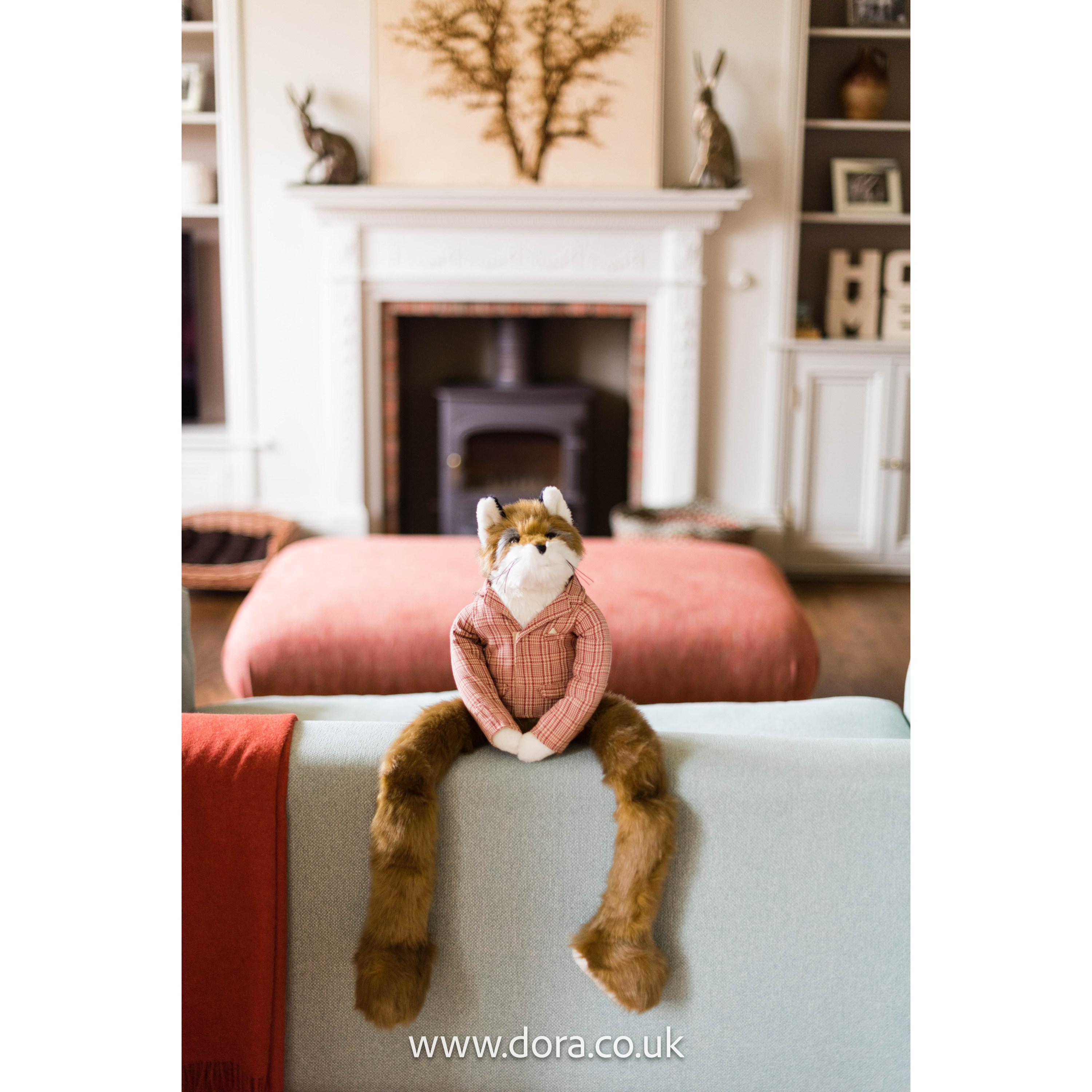 Marcus Fielding Fox Draught Excluder | Dora Designs