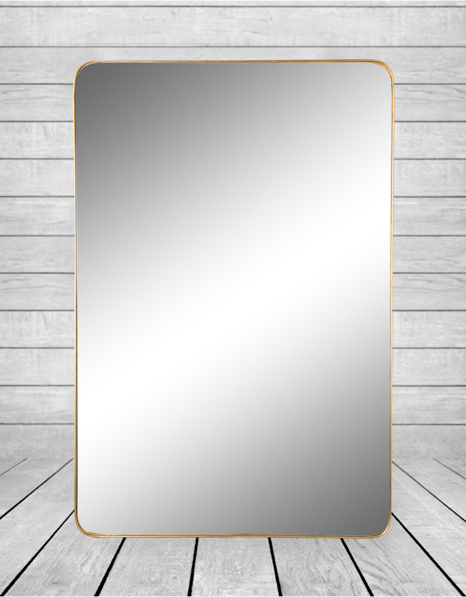 Large Rectangular Gold Framed Arden Wall Mirror
