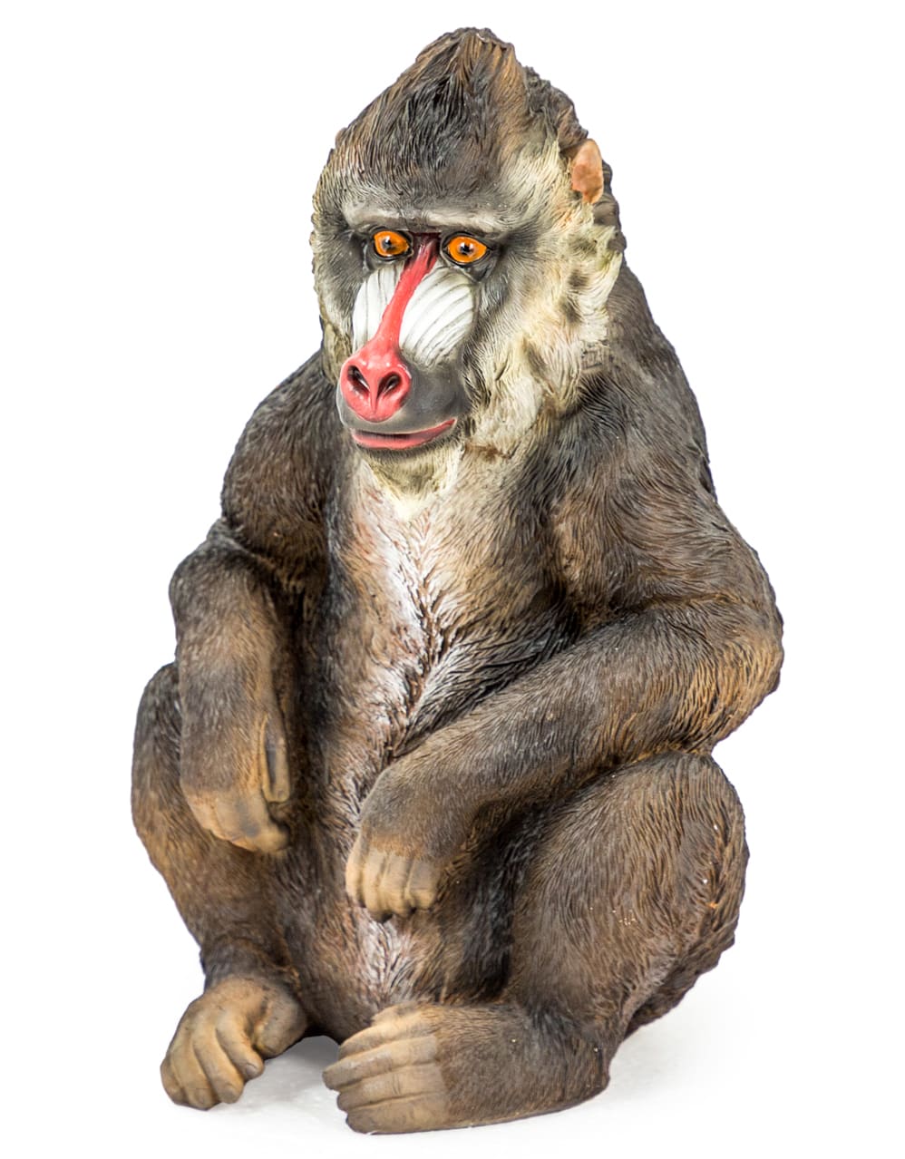 Sitting Baboon Figure