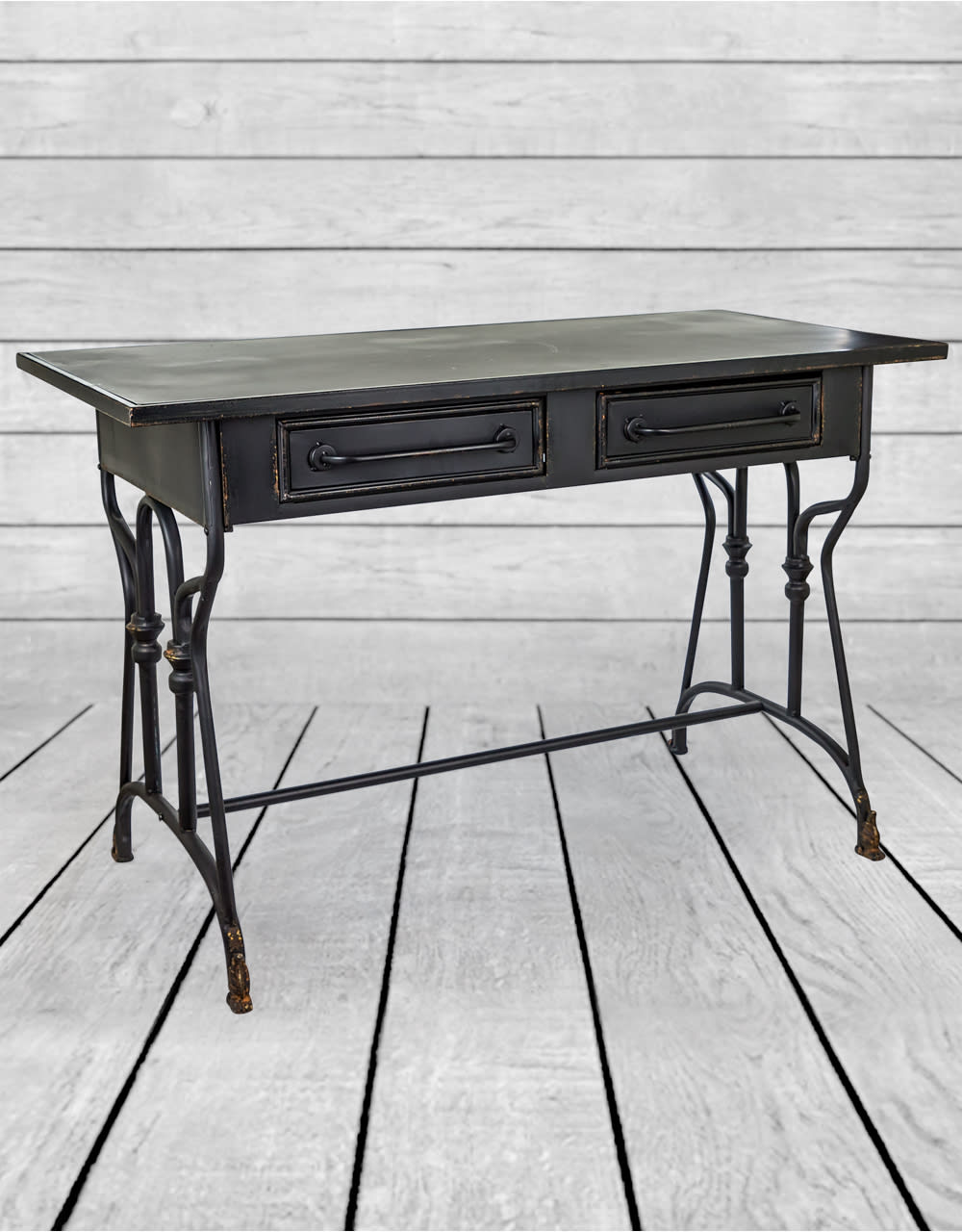 Black Metal "Verne" Desk/Table