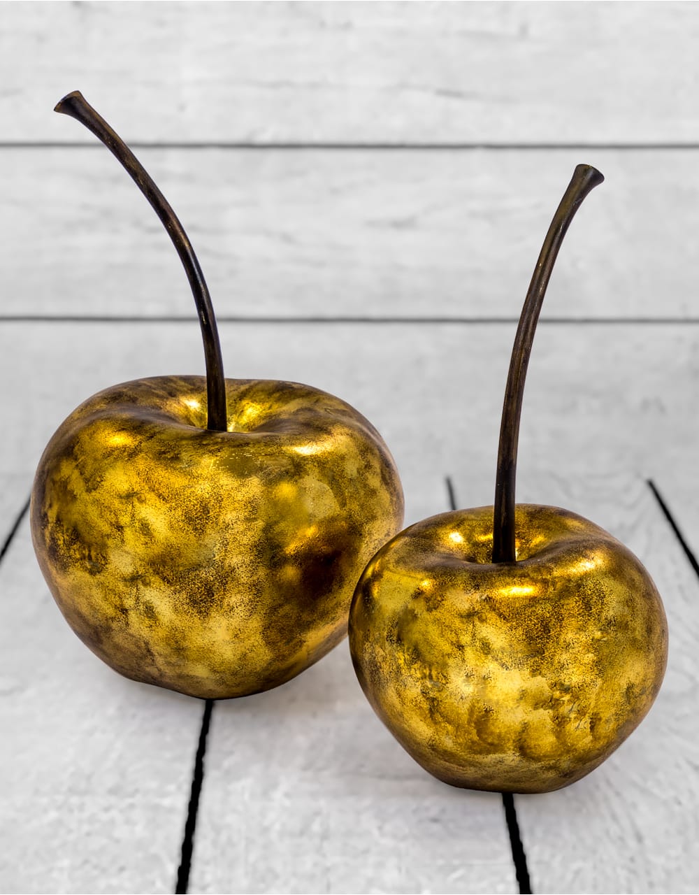 Large Gold Leaf Cherry Table Decor
