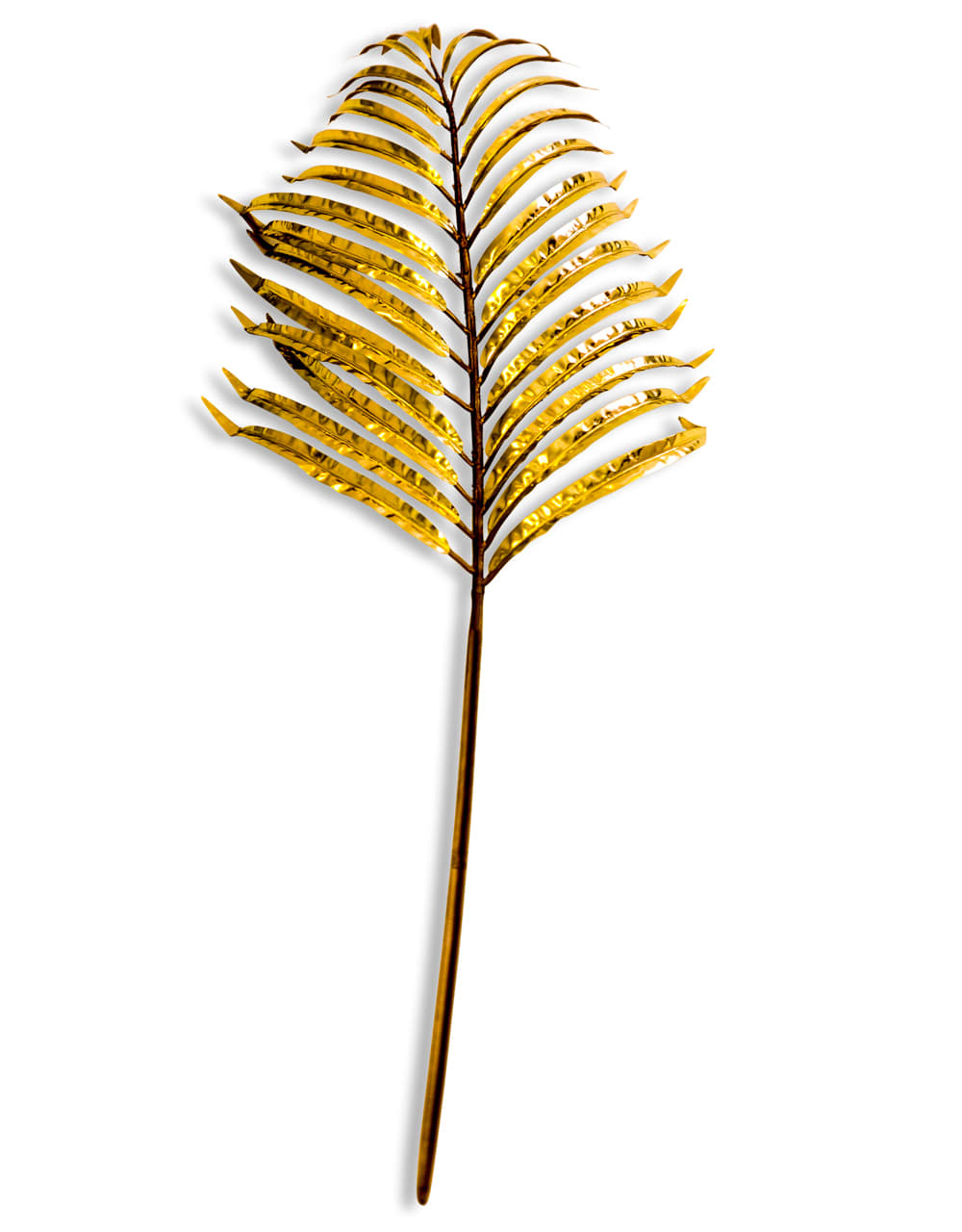 Metallic Gold Small Single Palm Leaf (to be bought in qtys of 6)
