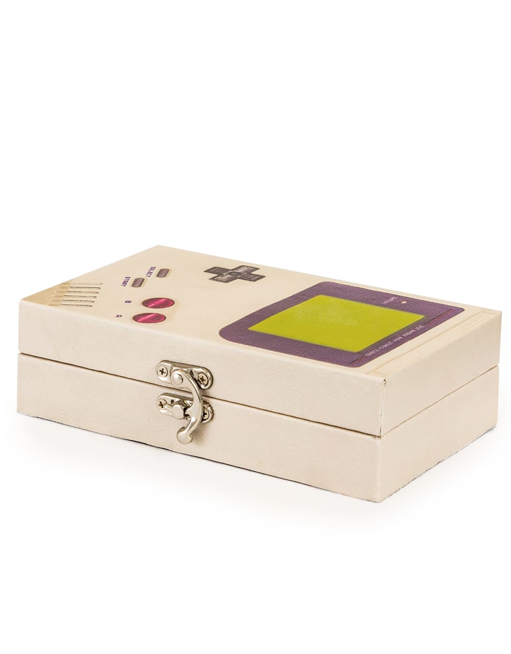 Grey Retro Handheld Games Console Storage Box