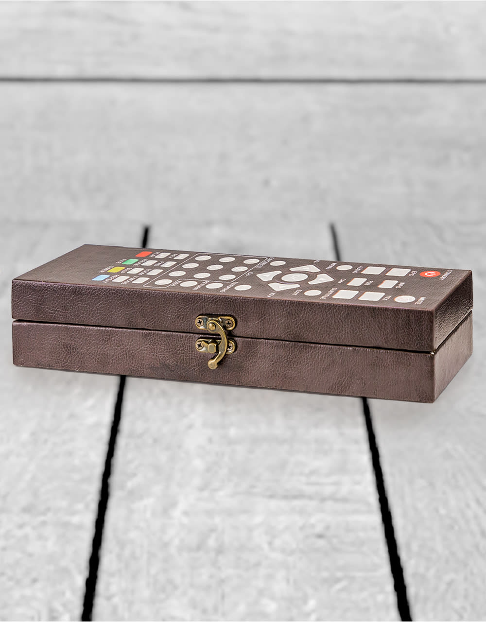 Black Retro Remote Control Storage Box