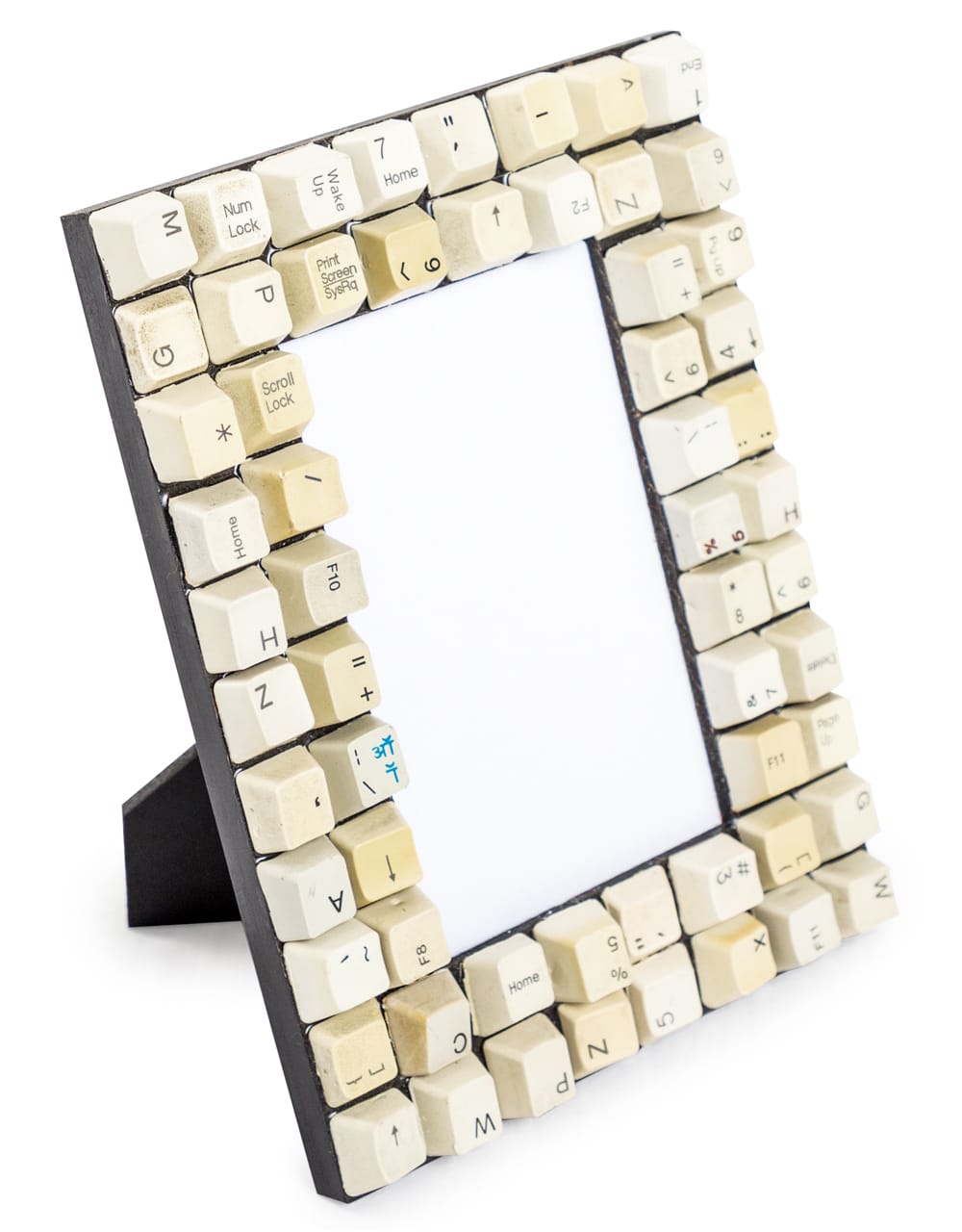Upcycled Classic Computer Keyboard 4x6" Photo Frame