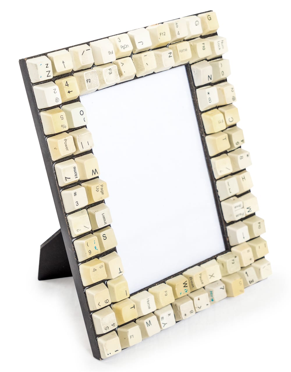 Upcycled Classic Computer Keyboard 5x7" Photo Frame