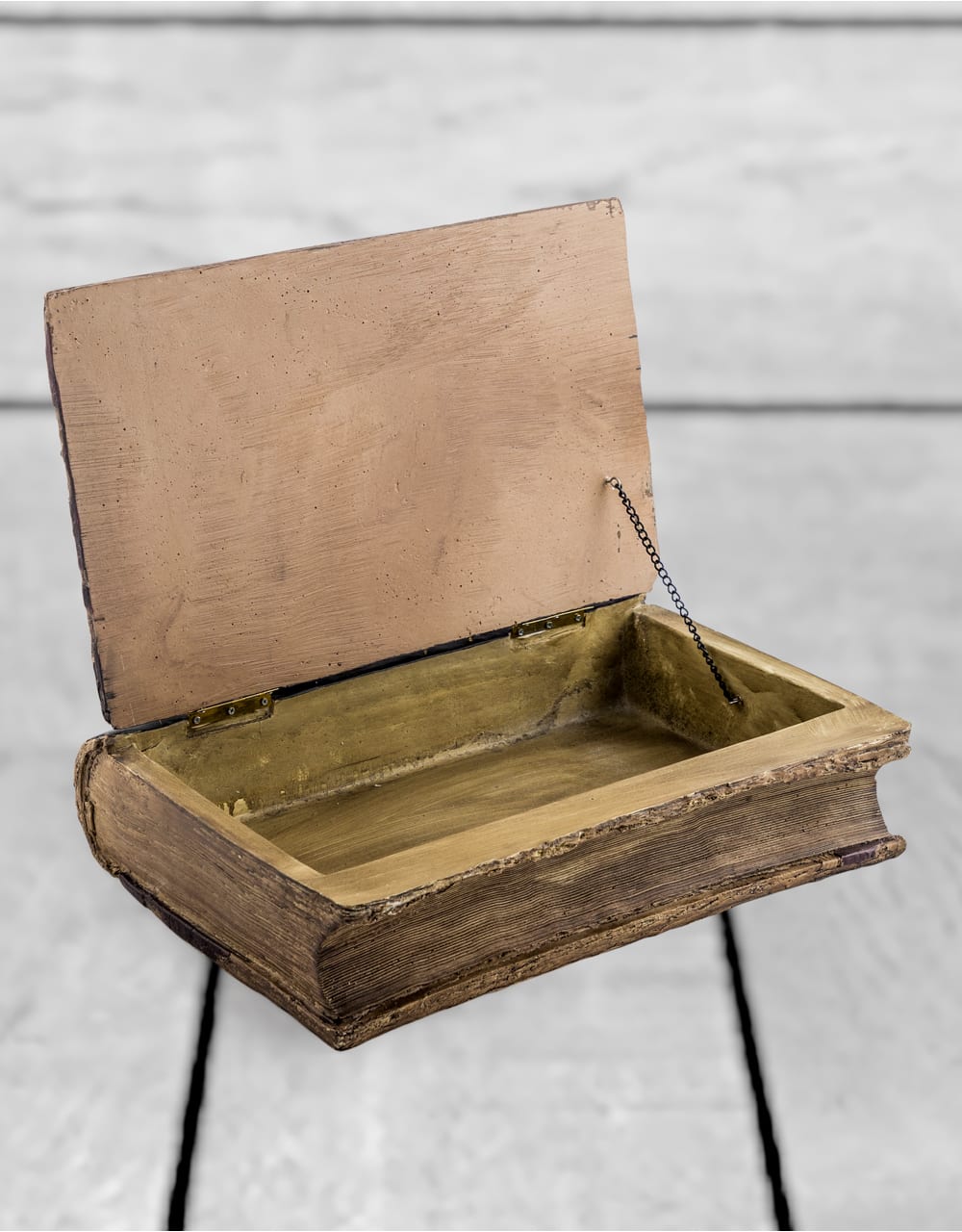 Extra Large Antiqued Ledger Book Storage Box (to be bought in qtys of 2)