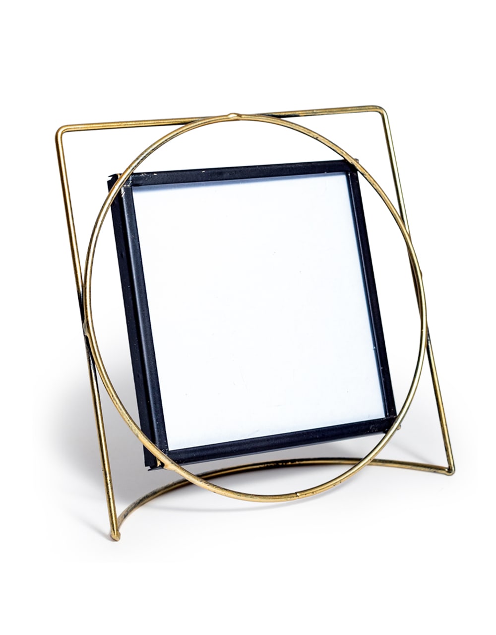 Gold Wire Frame 5x5" Square Photo Frame (to be bought in qtys of 2)
